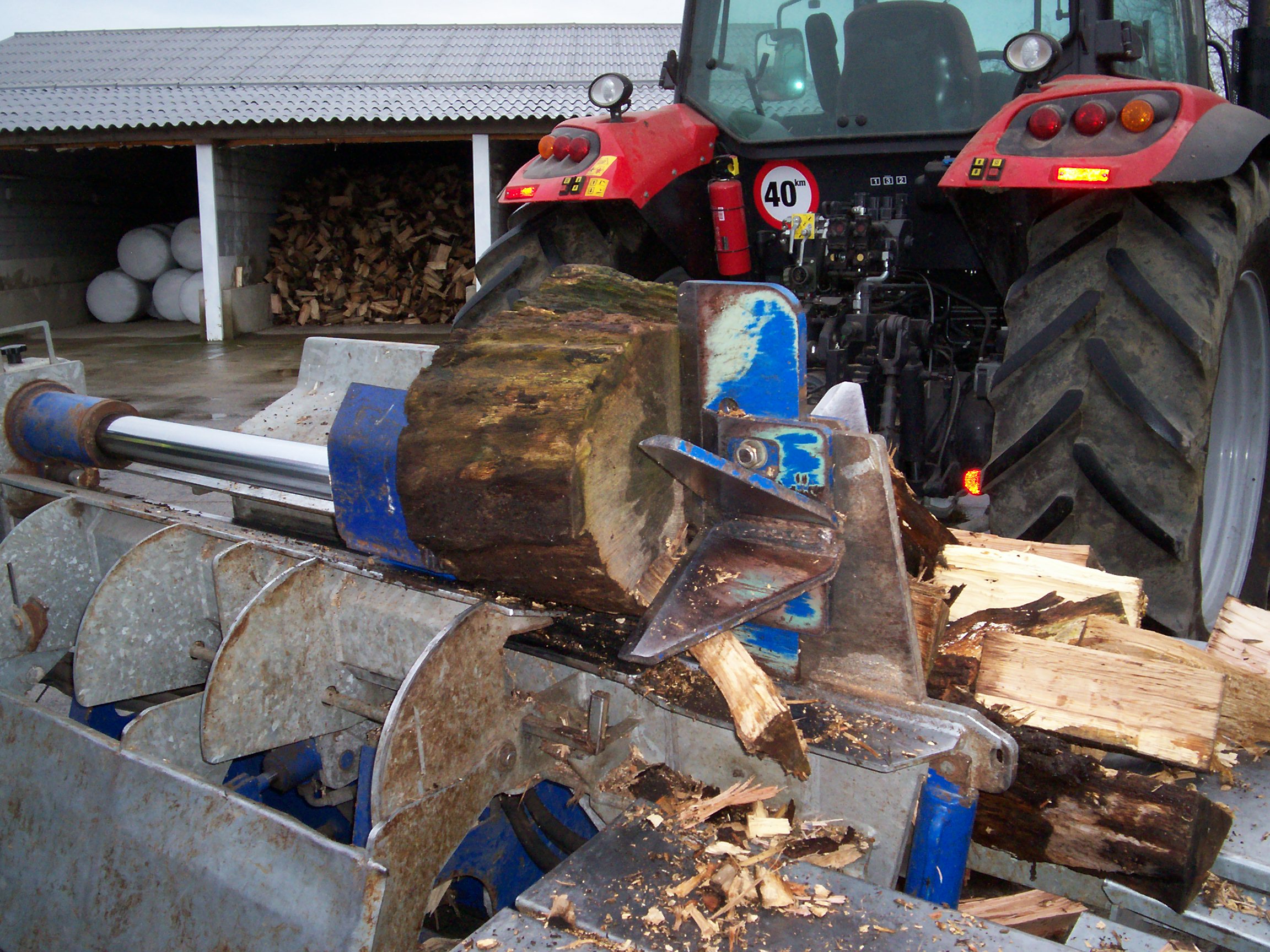 Hout klieven - Staelens Johan Ichtegem